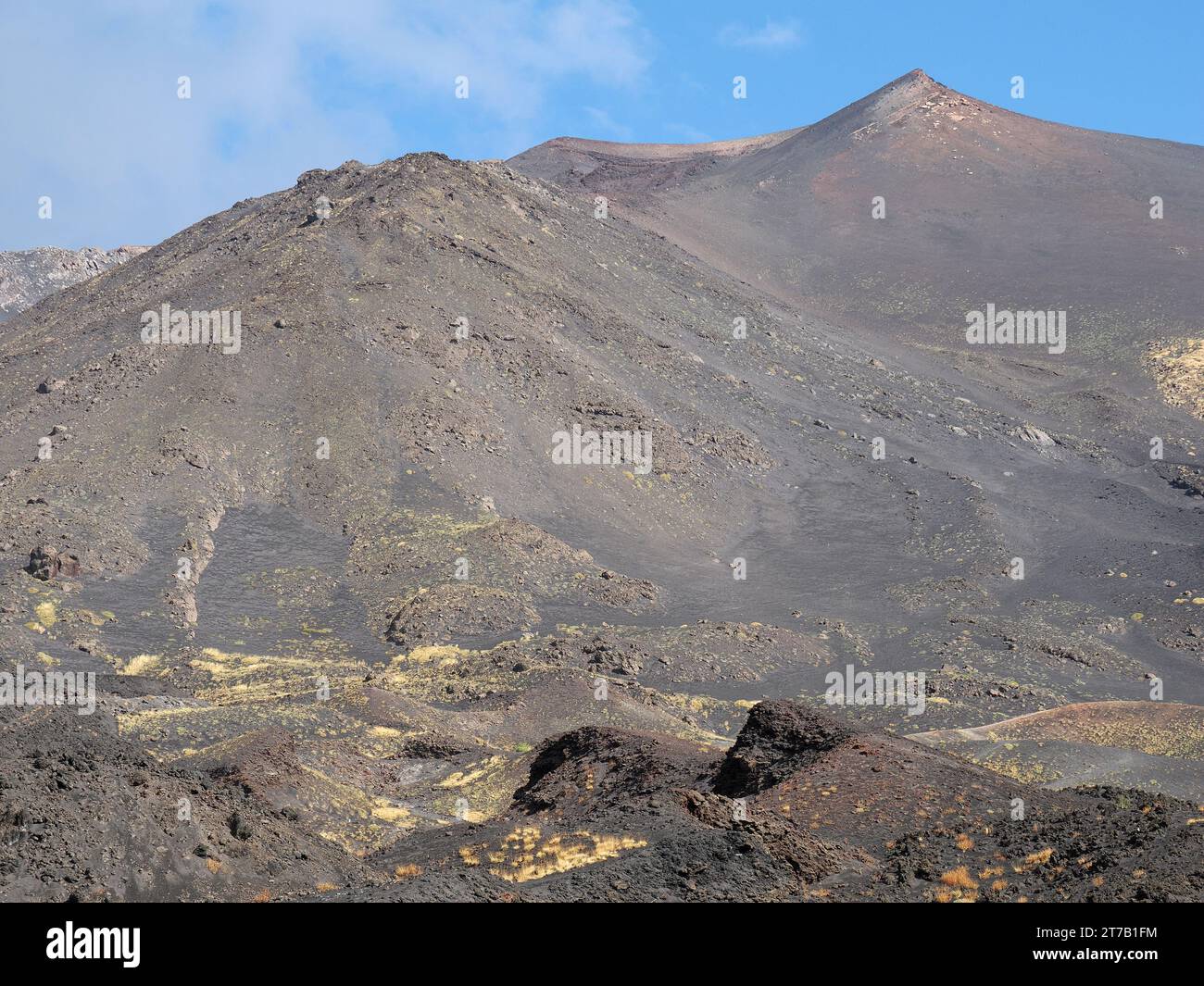 Mount Etna, stratovolcano, composite volcano, Sicily, Sicilia, Sizilien ...