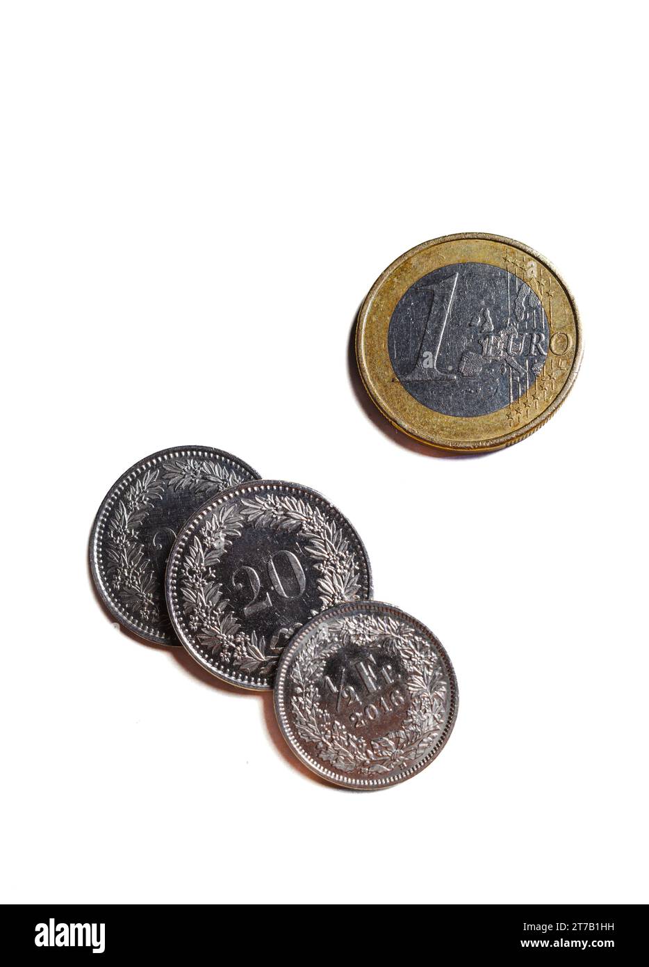 Swiss coins hi-res stock photography and images - Alamy