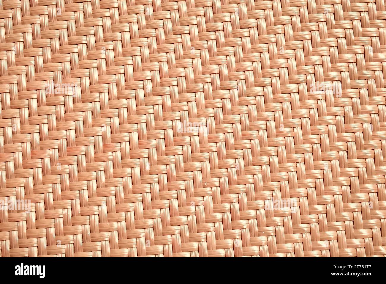 photo of rattan woven background pink color. rattan woven background ...