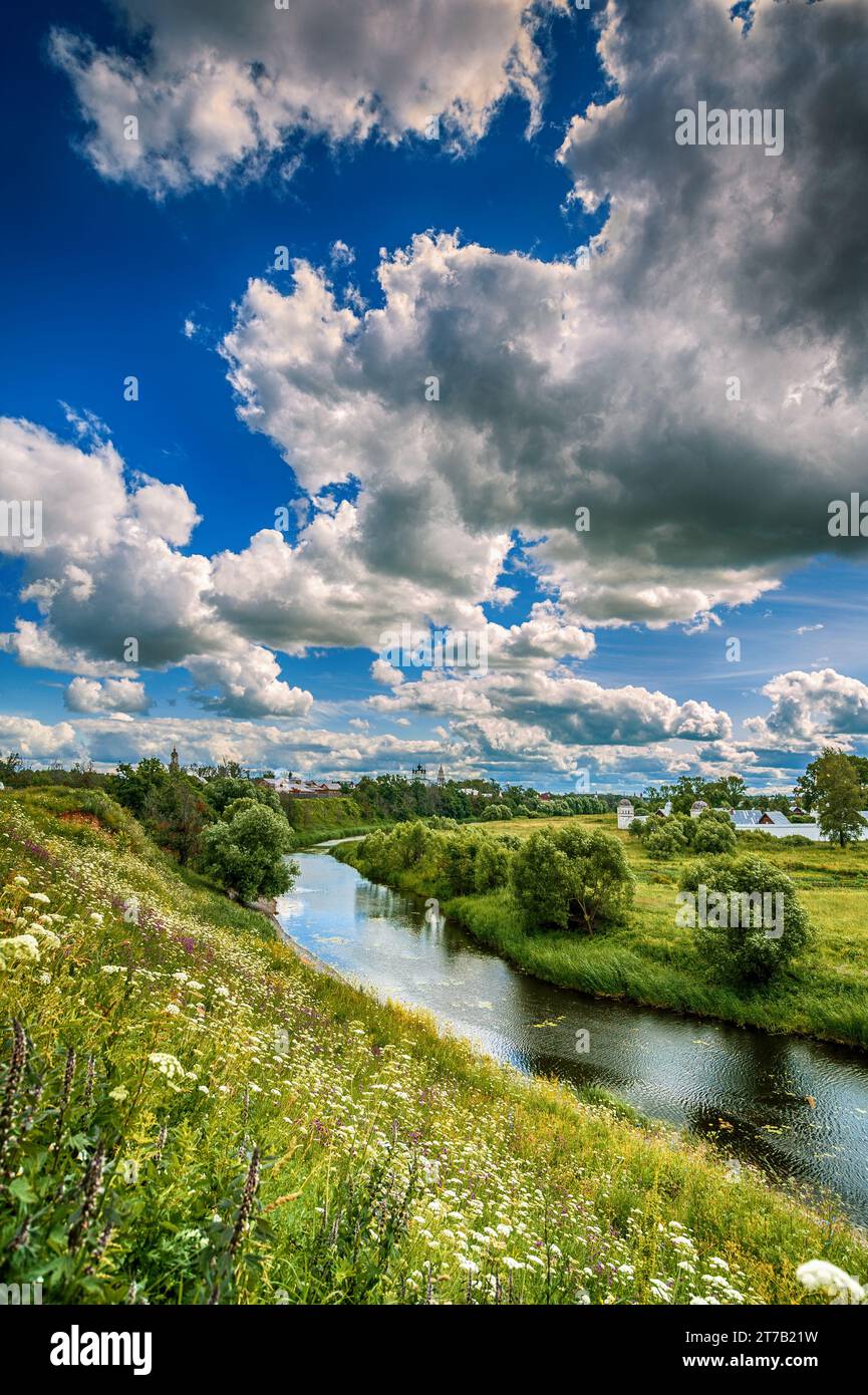 Pokrovsky Monastery is located on the right bank of the Kamenka River ...