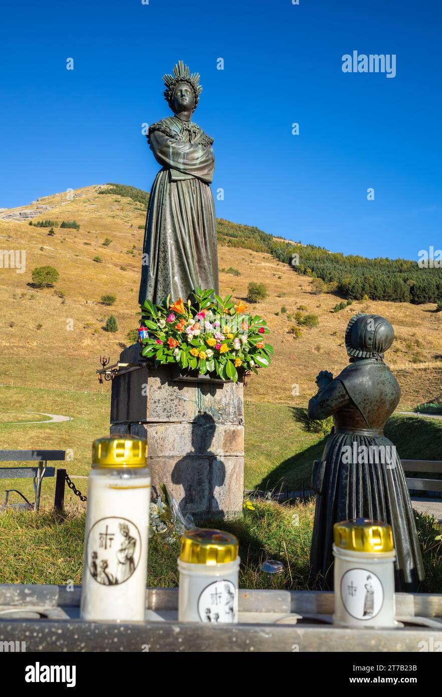 Our Lady of La Salette. Sanctuary Notre-Dame de La Salette, France ...
