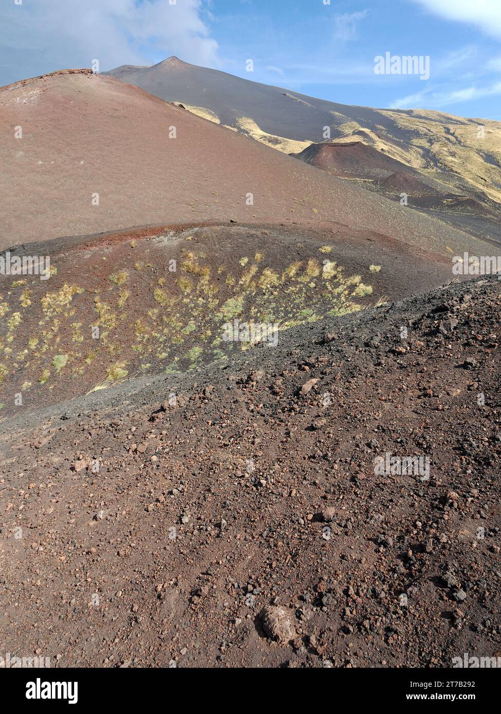 Mount Etna, stratovolcano, composite volcano, Sicily, Sicilia, Sizilien ...