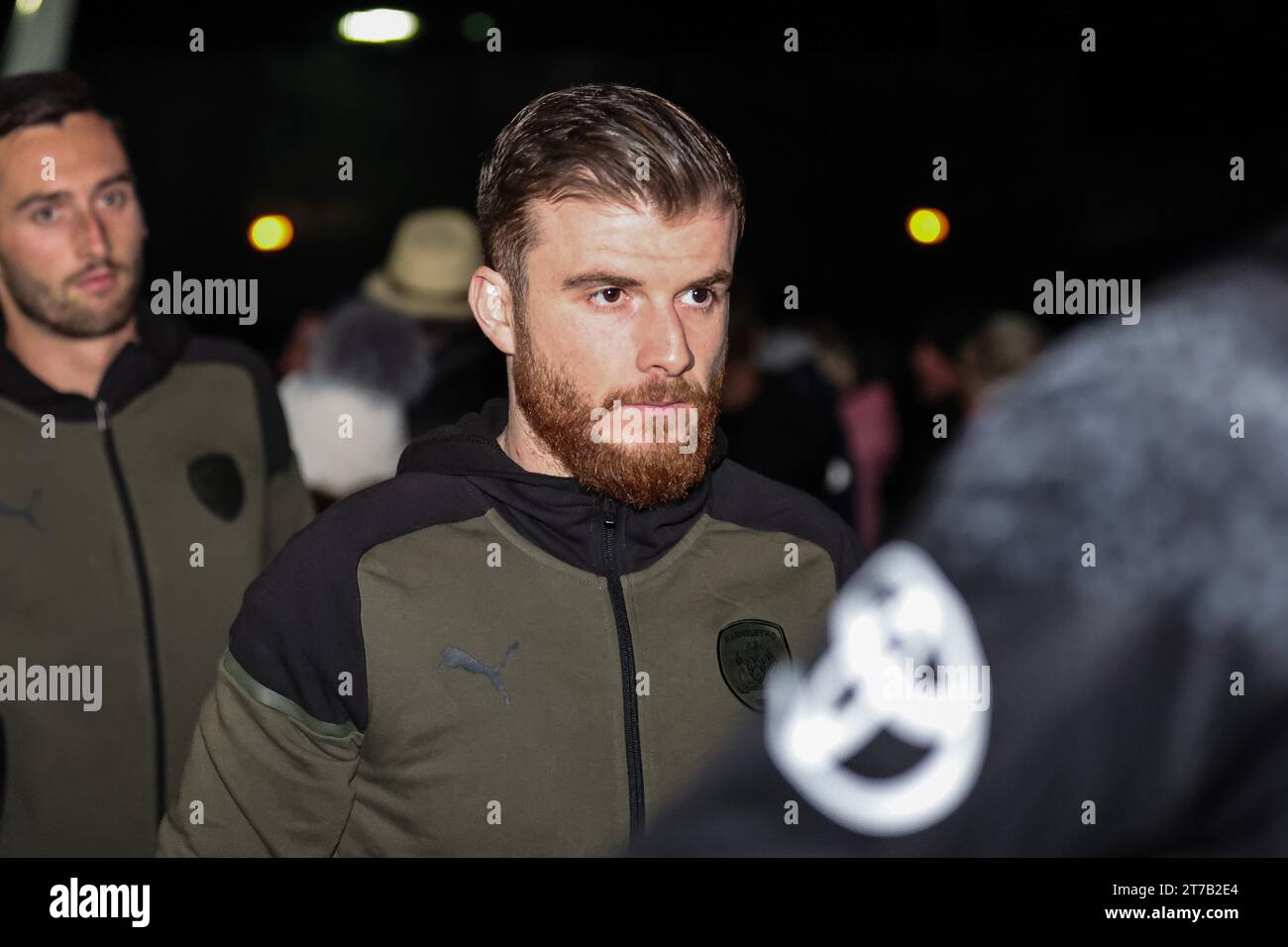 Nicky Cadden #7 of Barnsley arrives during the Emirates FA Cup match ...