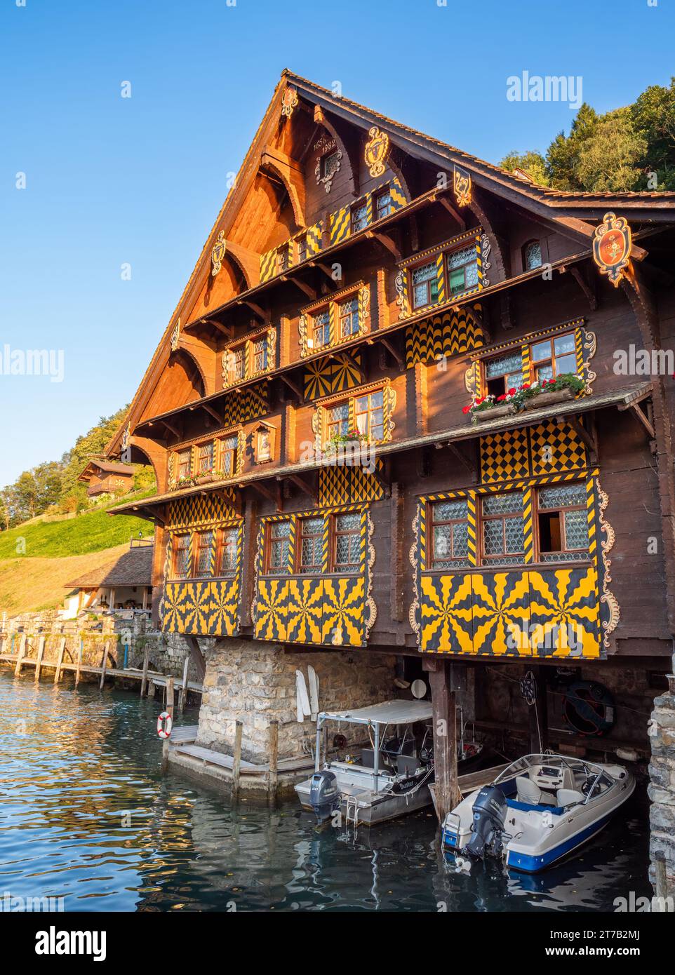 Seelisberg, Switzerland - September 6, 2023: The Haus zur Treib in ...