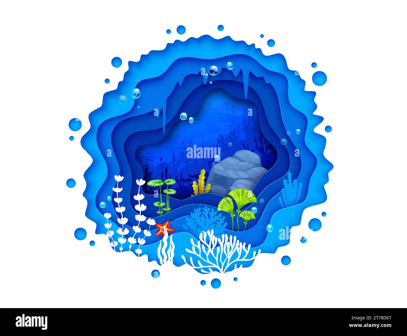 Cave in rock blue Cut Out Stock Images & Pictures - Alamy