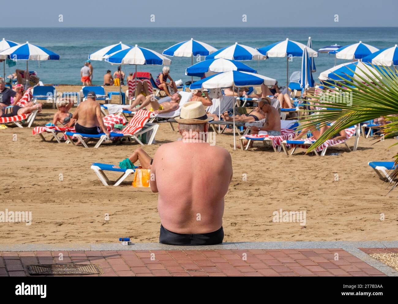 Gran Canaria, Canary Islands, Spain, 14th November 2023. Tourists, many ...