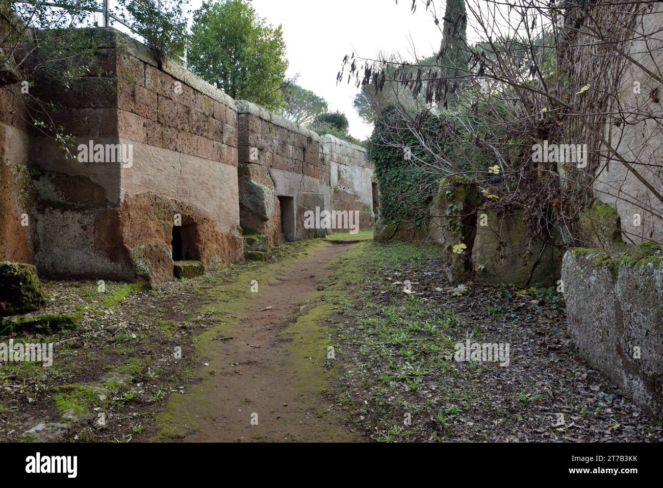 Necropoli della Banditaccia etruscan necropolis, Cerveteri, Lazio ...