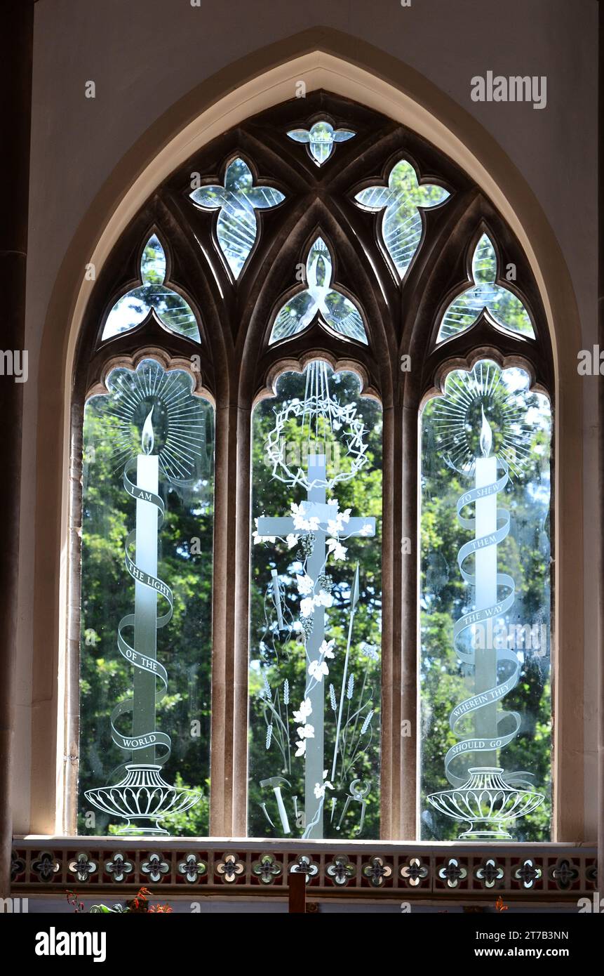 The Whistler windows in the church of St.Nicholas, Moreton, Dorset ...