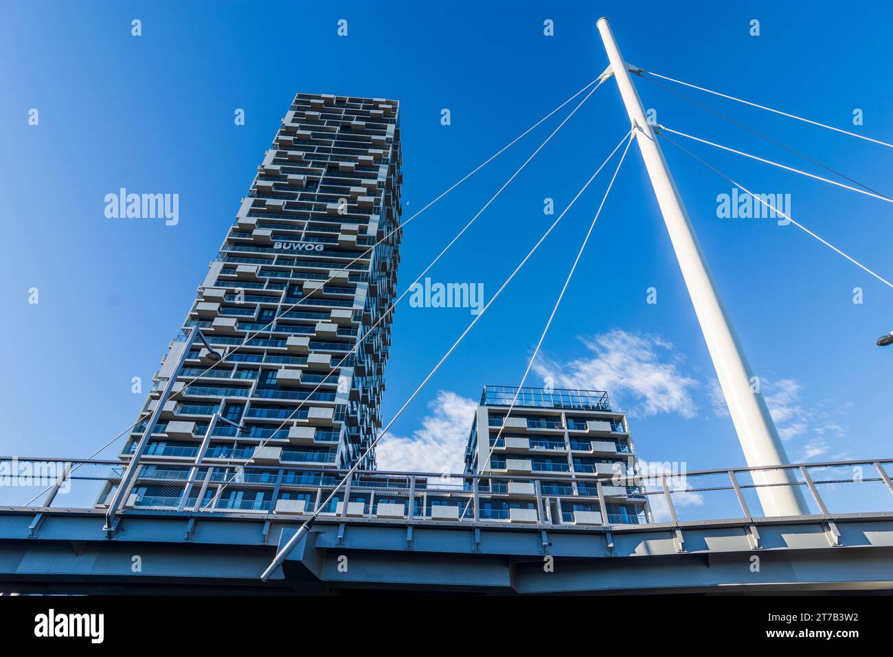 Vienna: Marina Tower in 02. Lepoldstadt, Wien, Austria Stock Photo - Alamy