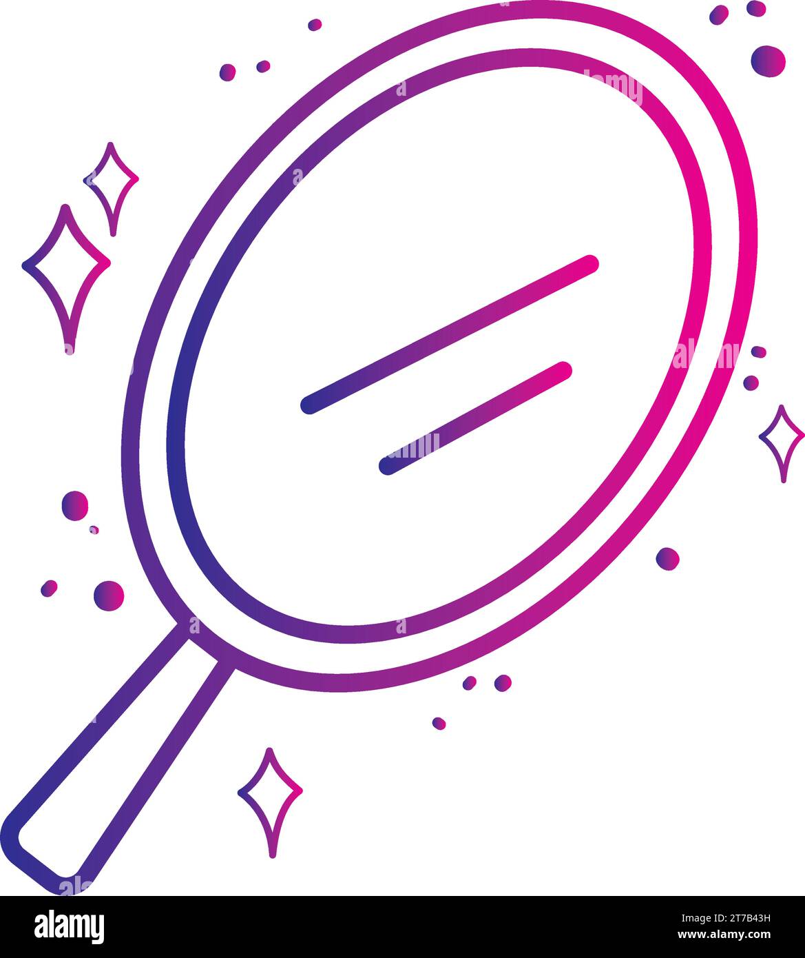 The magic mirror Stock Vector Images - Alamy