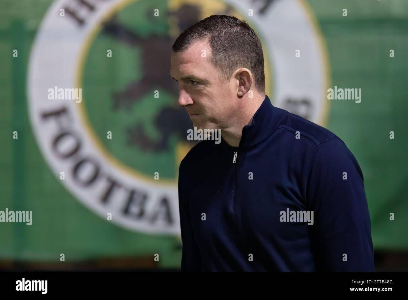 Neill Collins Head coach of Barnsley arrives during the Emirates FA Cup ...