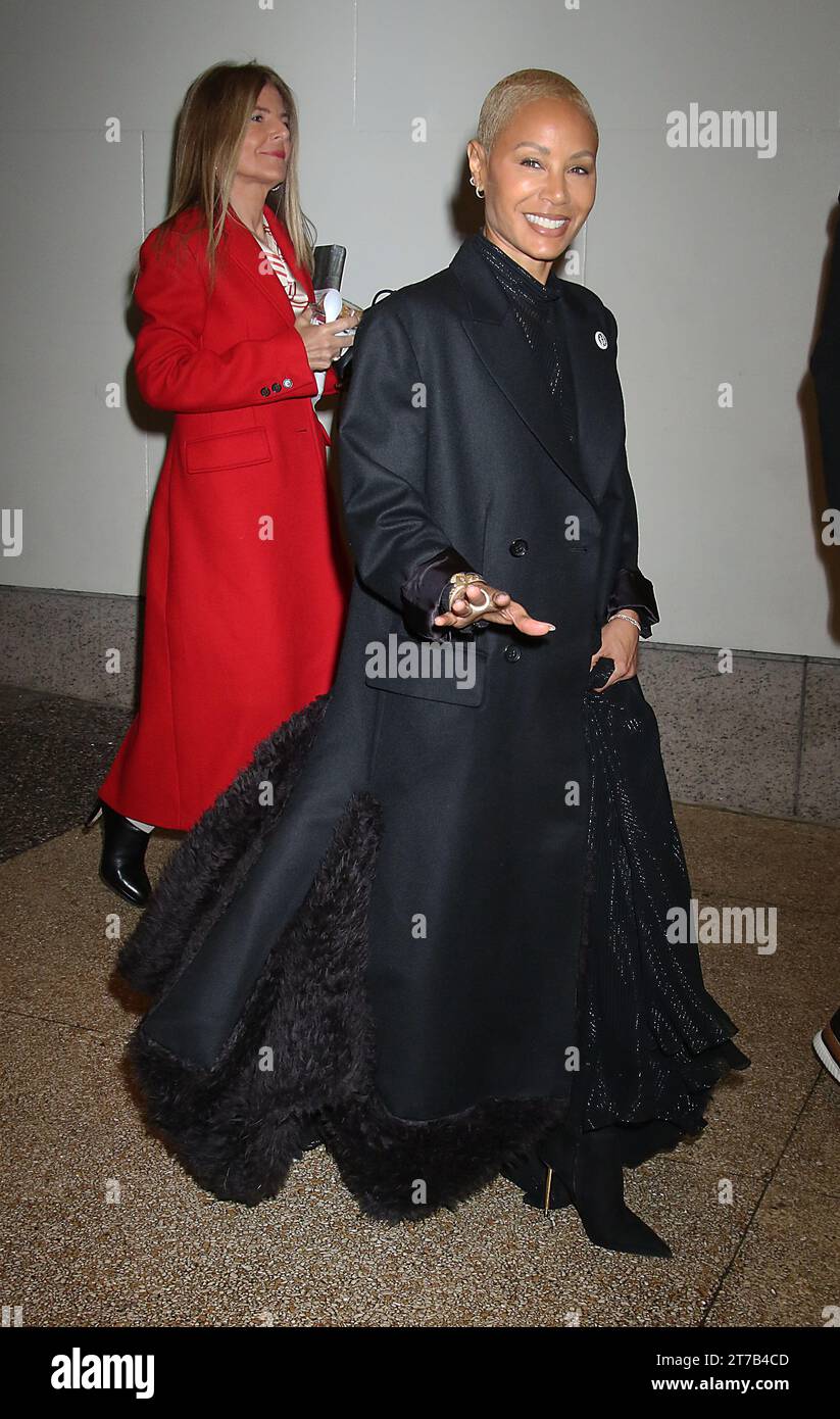 November 14 2023 Jada Pinkett Smith arrives at CBS Morning to talk ...