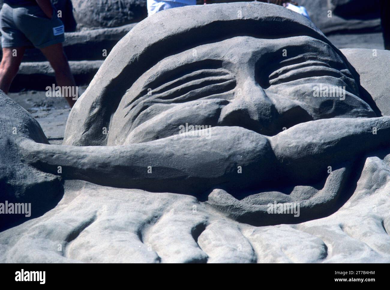 Cannon Beach Sand Castle Contest, Cannon Beach, Oregon Stock Photo - Alamy