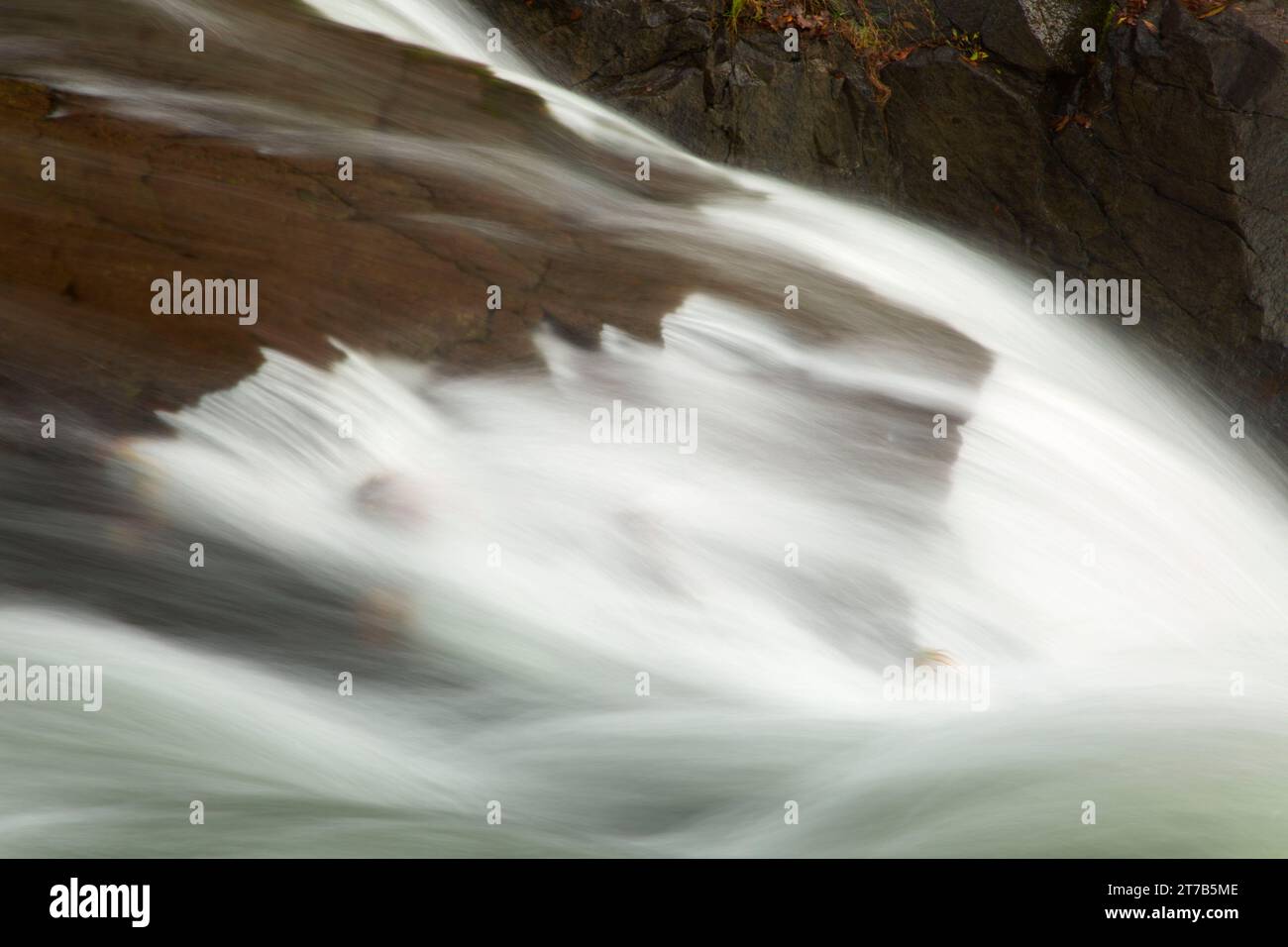 Falls City Falls, Michael Harding Park, Falls City, Oregon Stock Photo ...