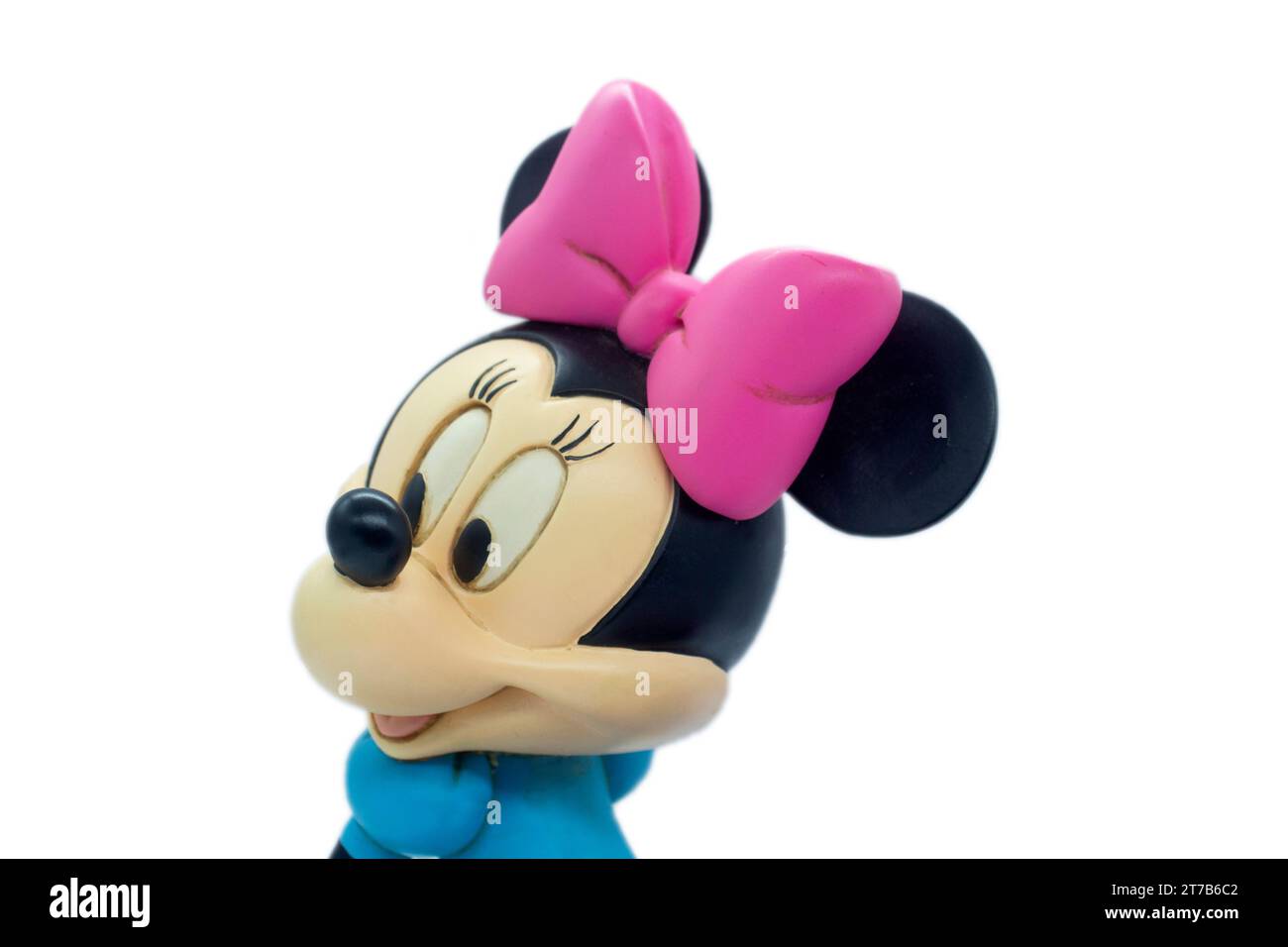 Minnie Mouse on a white isolated background Stock Photo - Alamy