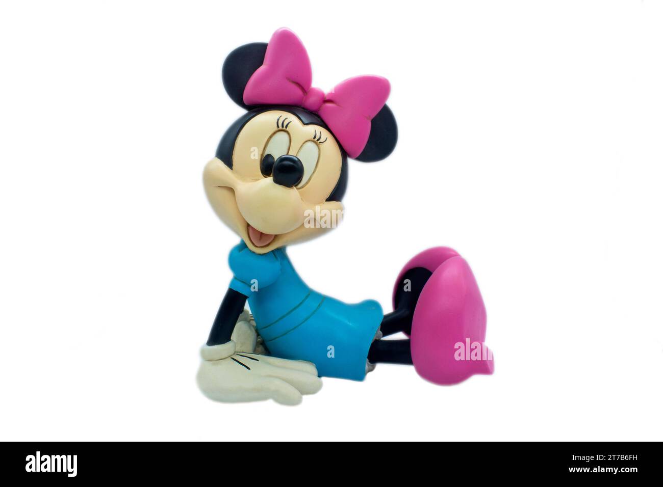 Minnie Mouse on a white isolated background Stock Photo - Alamy