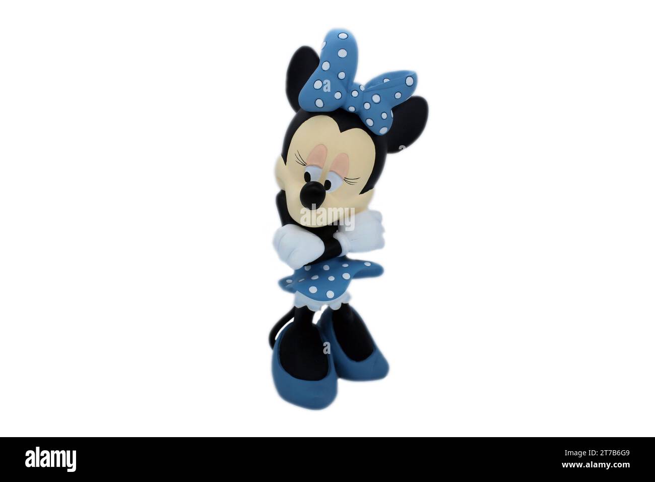 Minnie Mouse on a white isolated background Stock Photo - Alamy