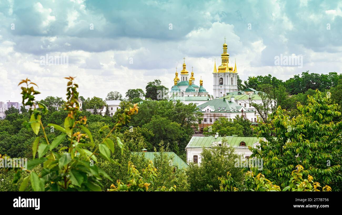 Temple near far caves of Kiev-Pechersk Lavra Stock Photo - Alamy