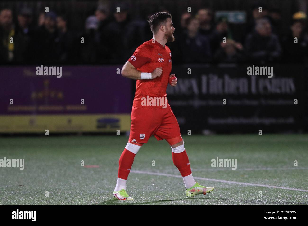 Nicky Cadden #7 of Barnsley in the pregame warmup session during the ...