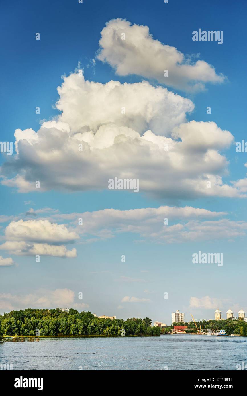 View of Dnieper River in Kiev, Ukraine Stock Photo - Alamy