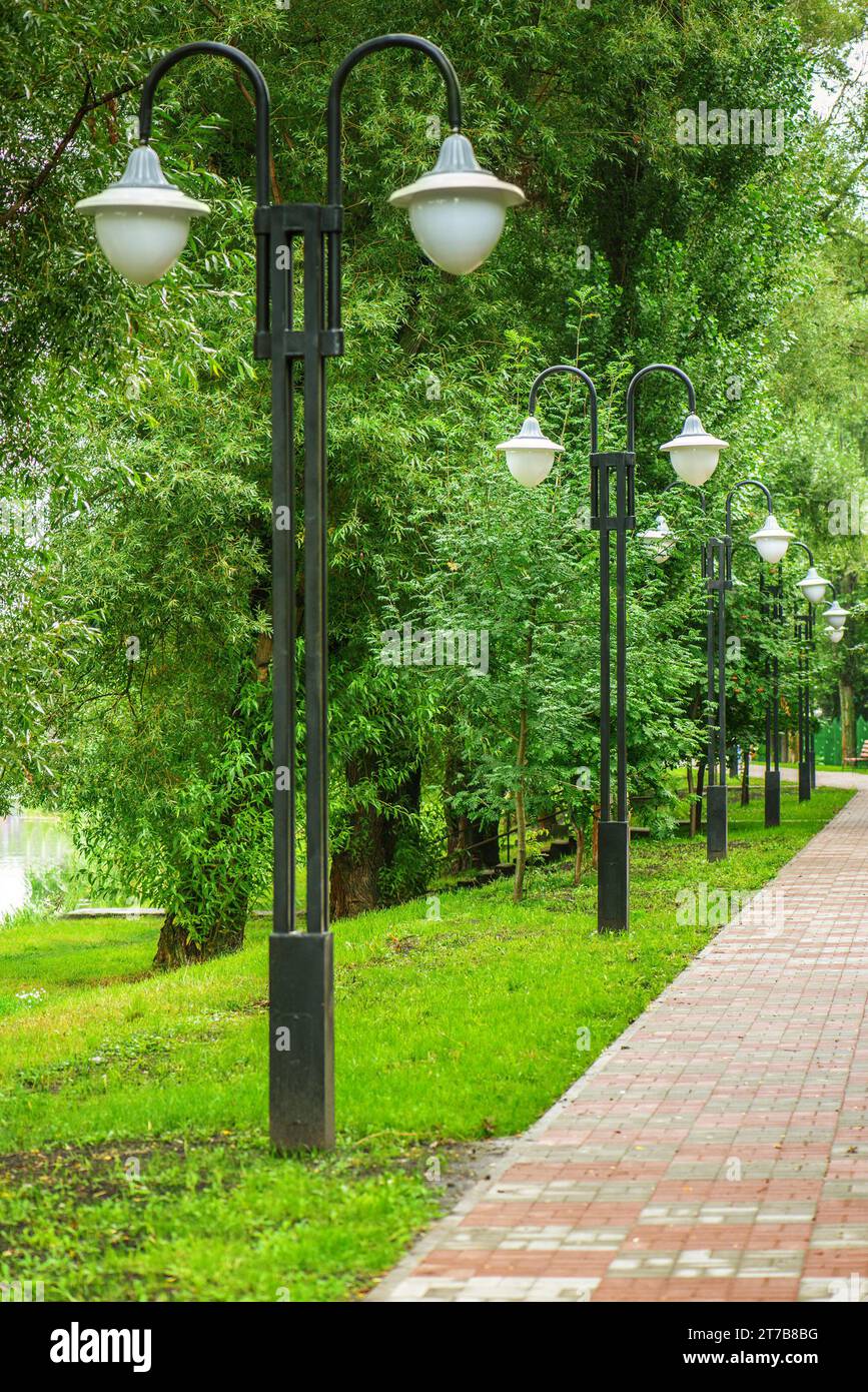Solar post lights hi-res stock photography and images - Alamy