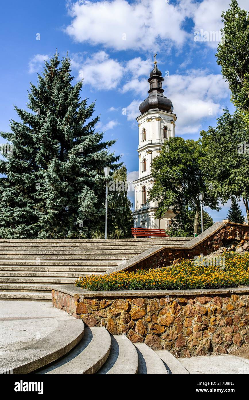 Bell tower of Cathedral of Assumption of Virgin Mary (Pinsk, Belarus ...