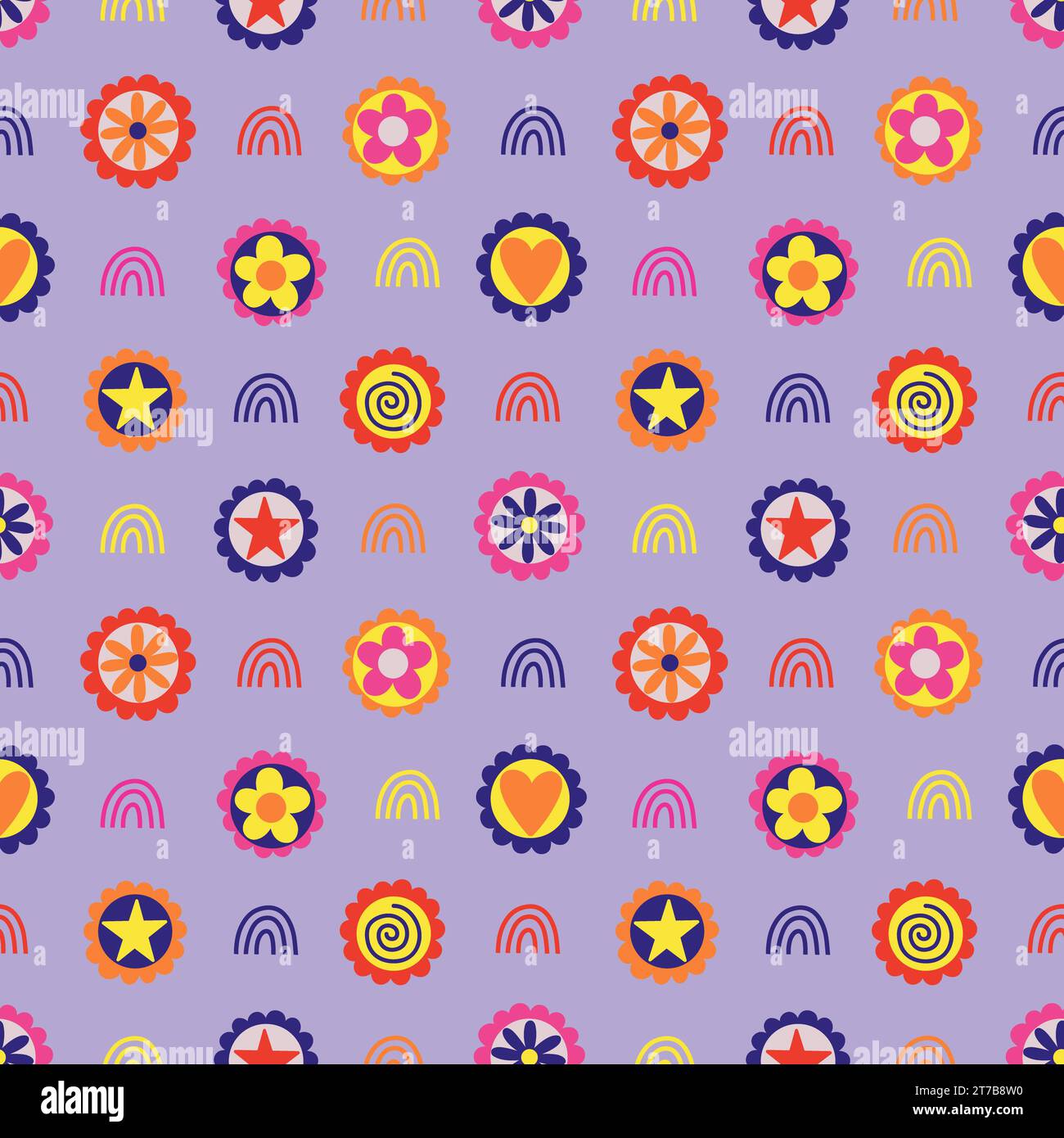 70s groovy pattern hi-res stock photography and images - Alamy
