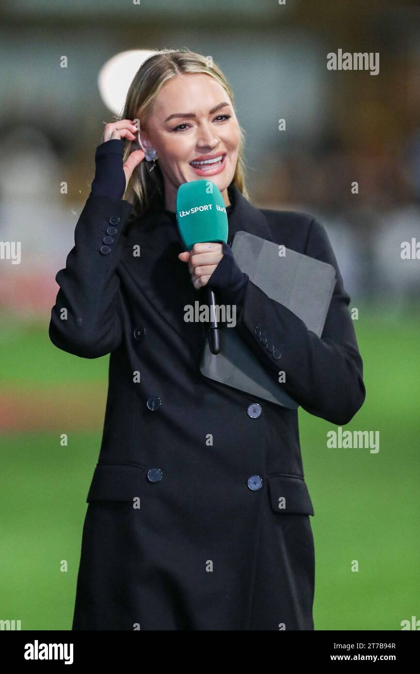 Horsham, UK. 14th Nov, 2023. Laura Woods ITV presenter during the ...