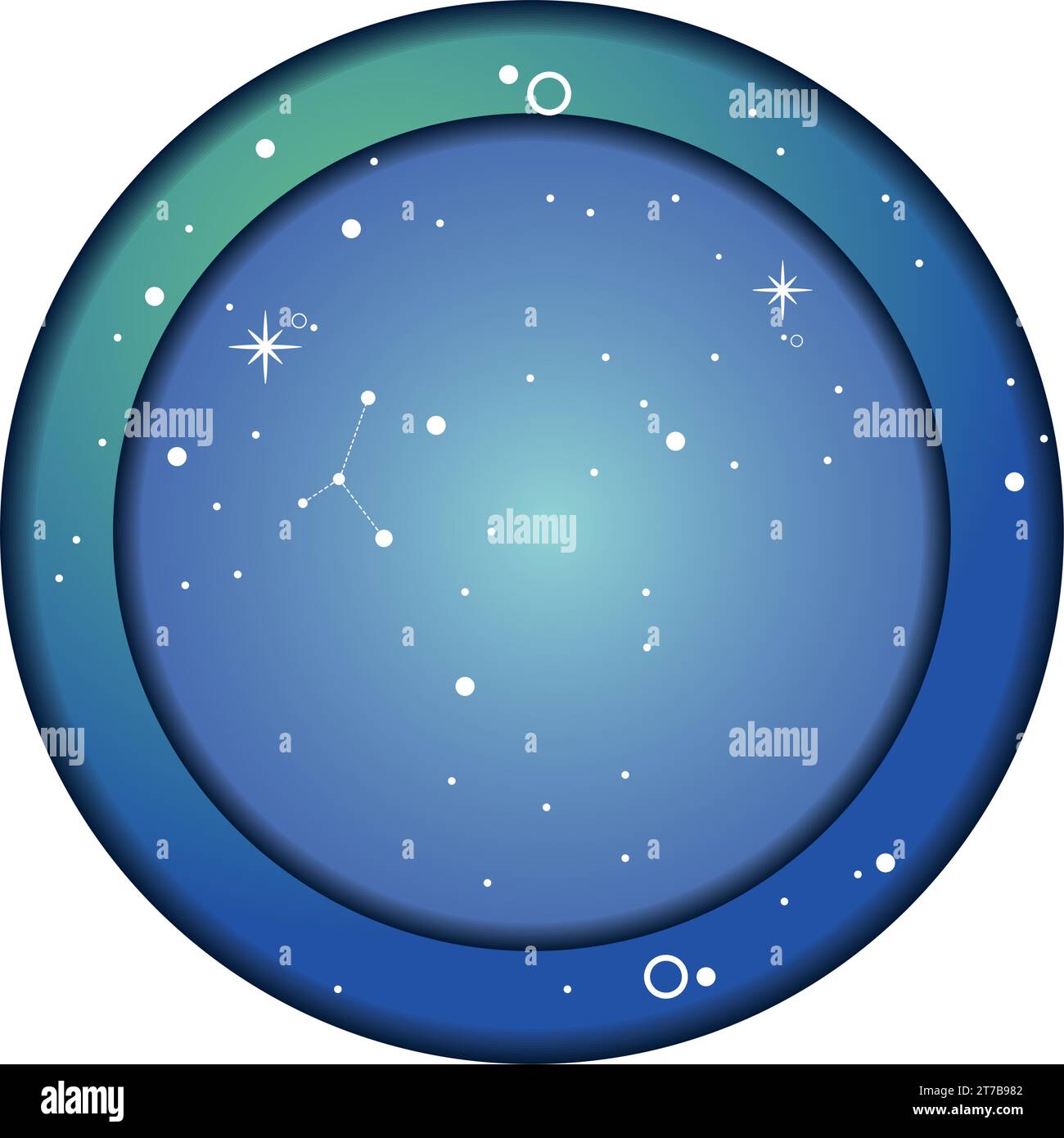 Layered cartoon view of outer space Vector Stock Vector Image & Art - Alamy