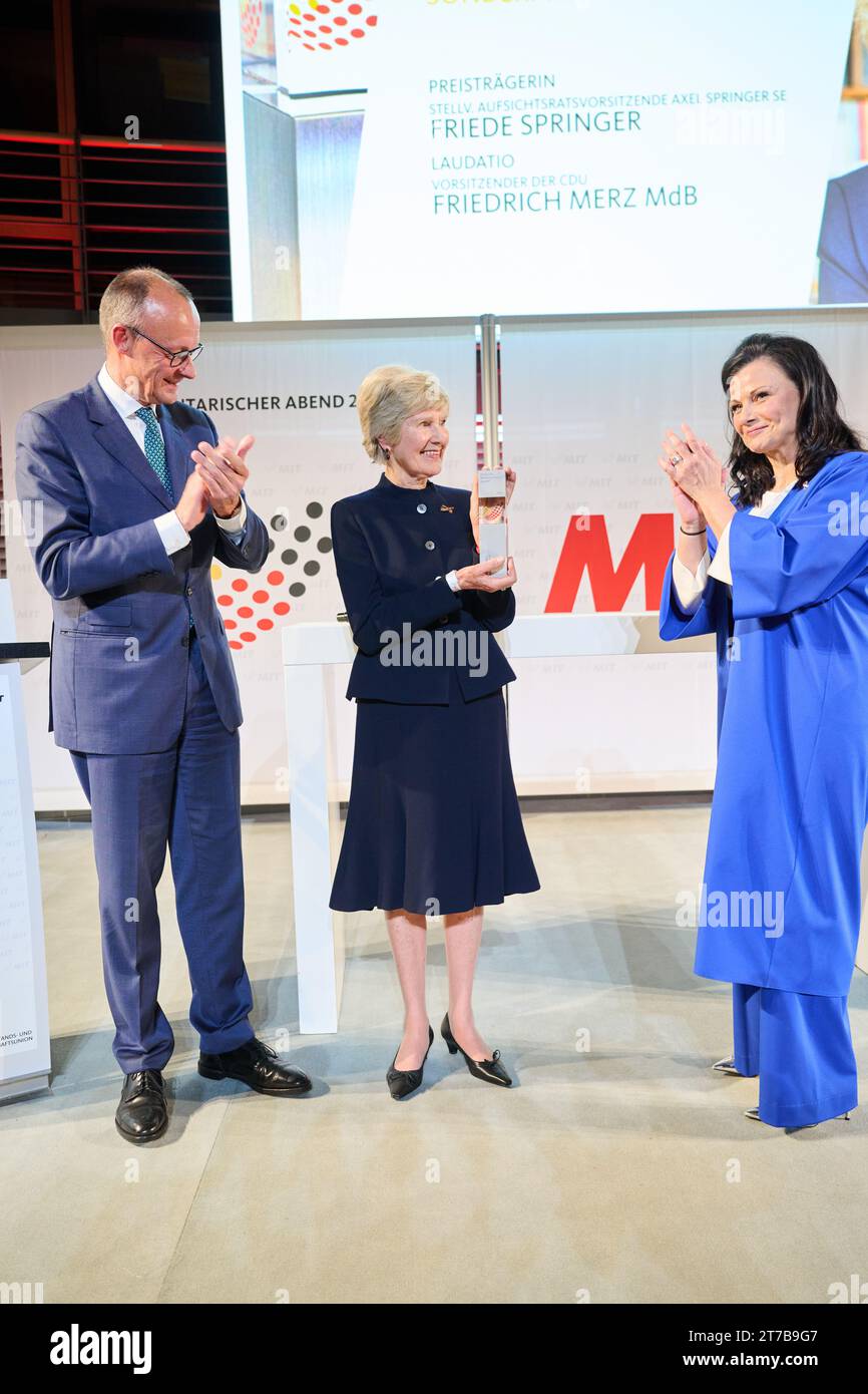 Berlin, Germany. 14th Nov, 2023. Friedrich Merz (l-r), Federal Chairman ...