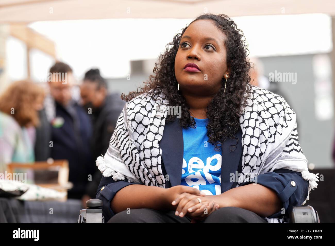 Hamilton, Canada. 14th Nov, 2023. Sarah Jama is photographed at her ...