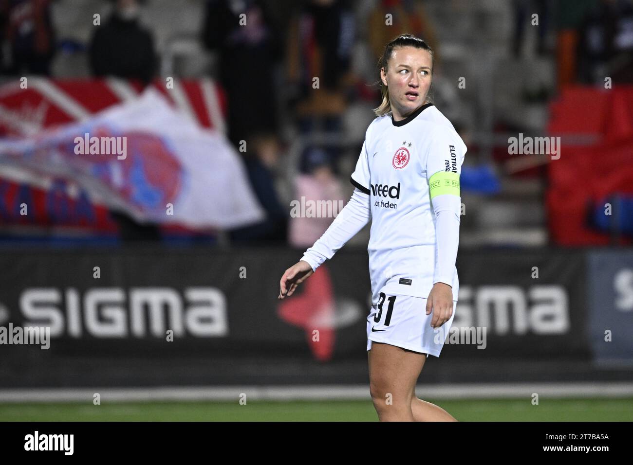 Malmo, Sweden November 14, 2023. Eintracht Frankfurt's Tanja Pawollek ...