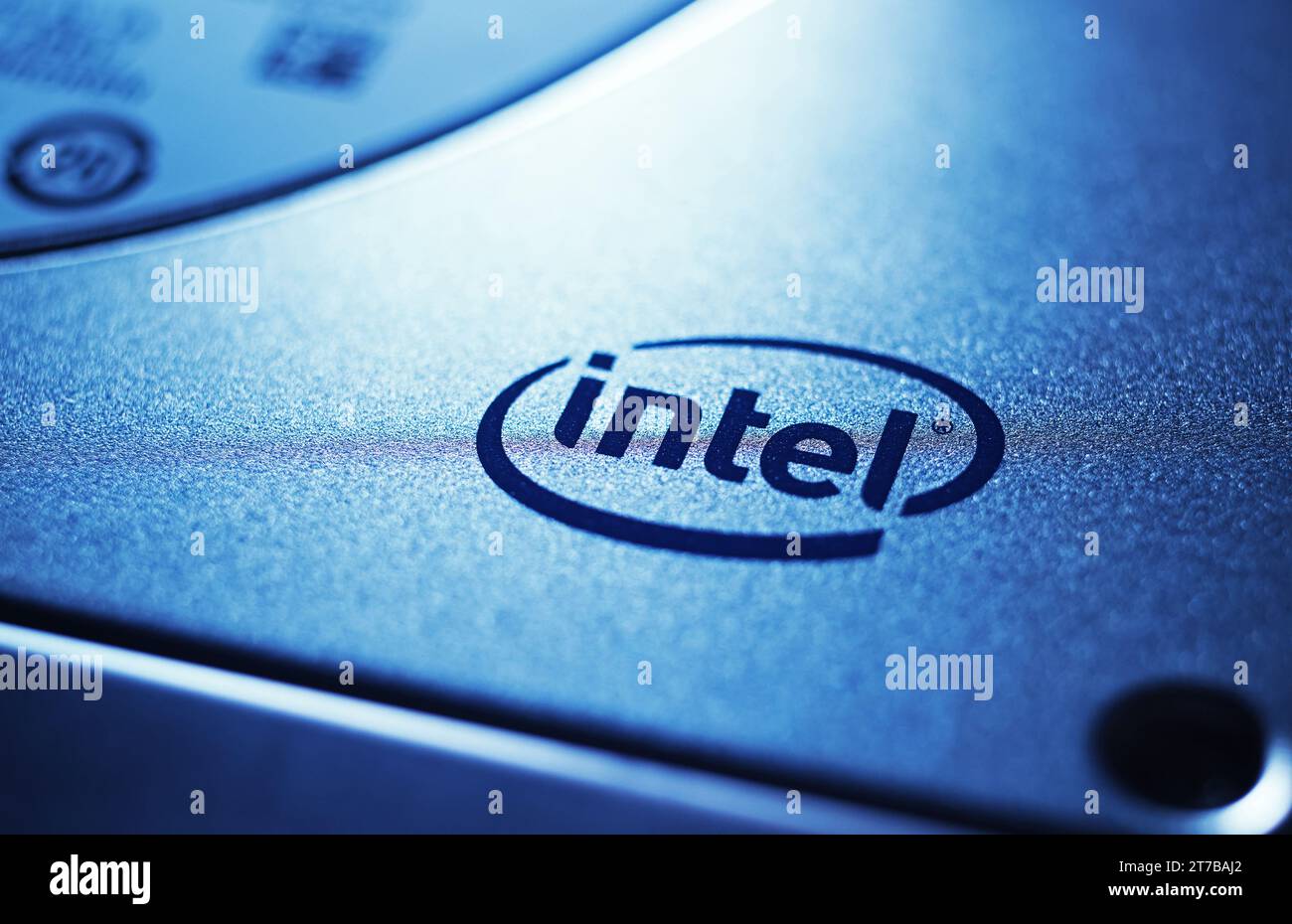 Signs and symbols, Intel logo Stock Photo - Alamy