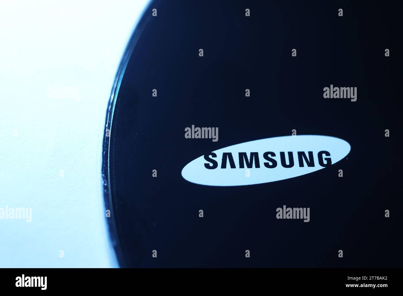 Signs and symbols, Samsung logo, a solid state drive Stock Photo - Alamy