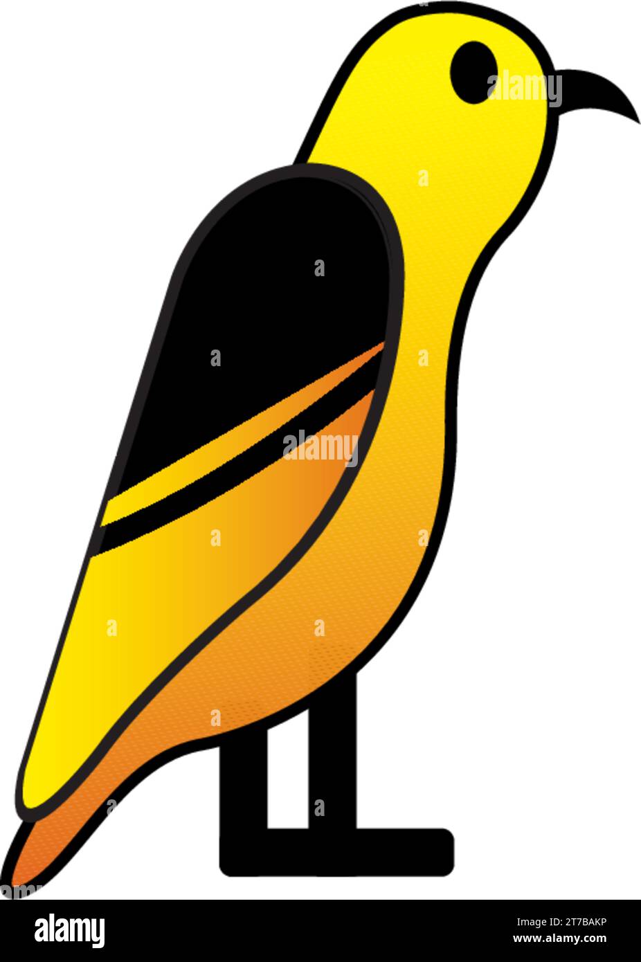 Egyptian bird art Stock Vector Images - Alamy