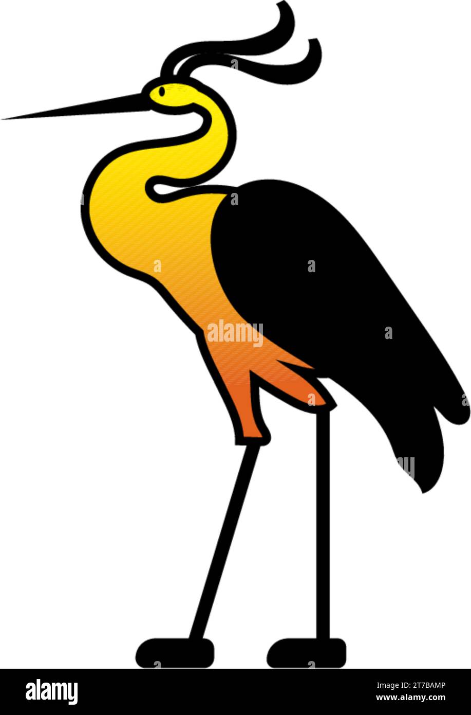 Isolated colored egypt bird icon Vector Stock Vector Image & Art - Alamy