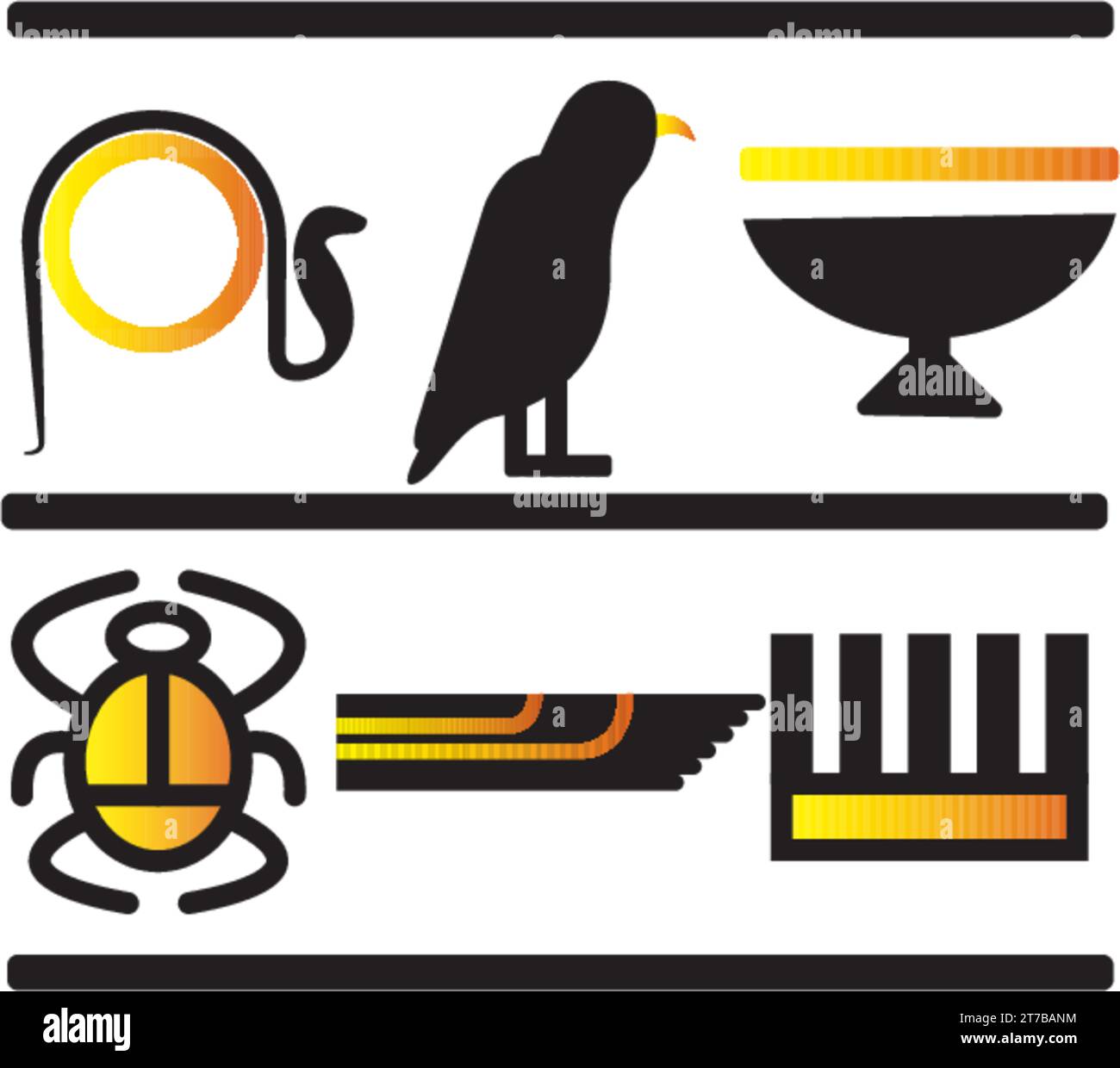 Ancient egyptian civilization hieroglyphs Cut Out Stock Images ...