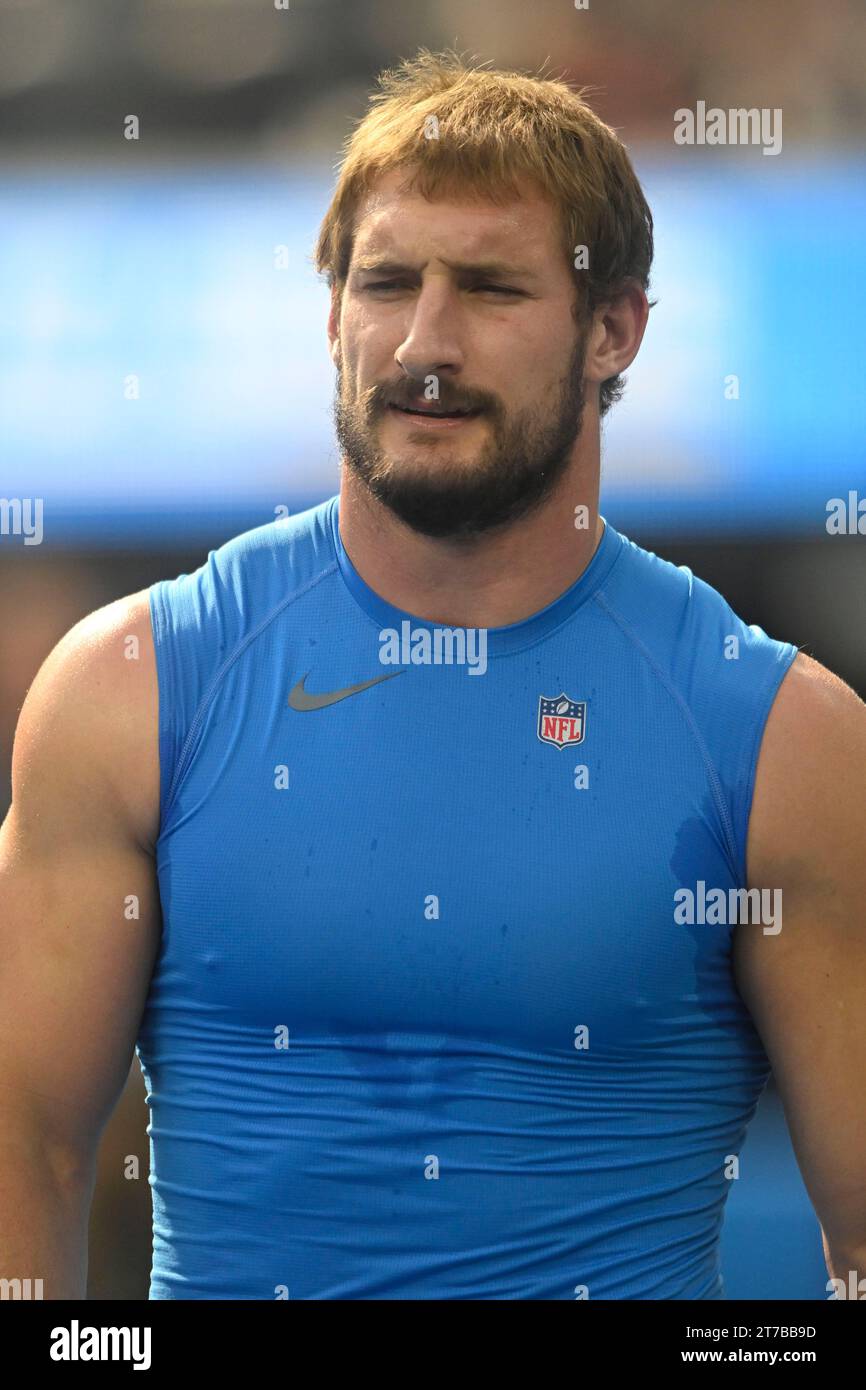 Los Angeles Chargers linebacker Joey Bosa (97) warms-up before an NFL ...