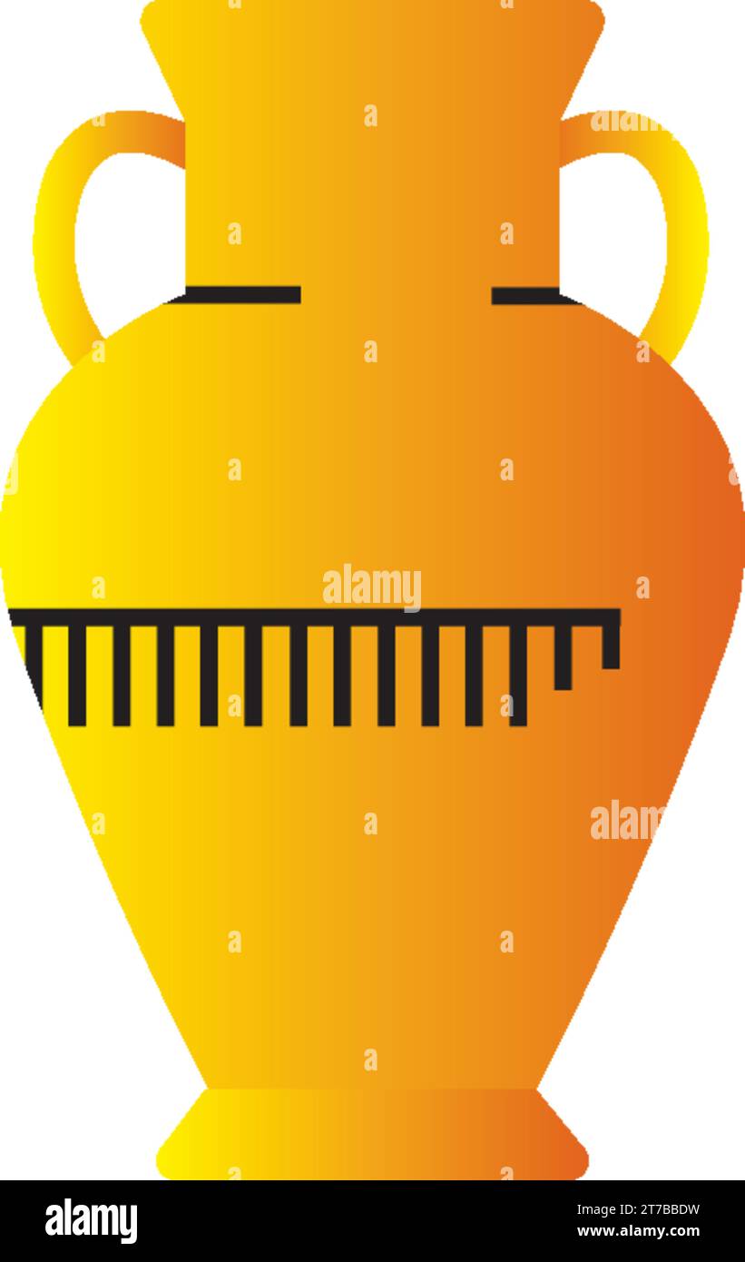 Isolated colored egypt pottery icon Vector illustration Stock Vector ...