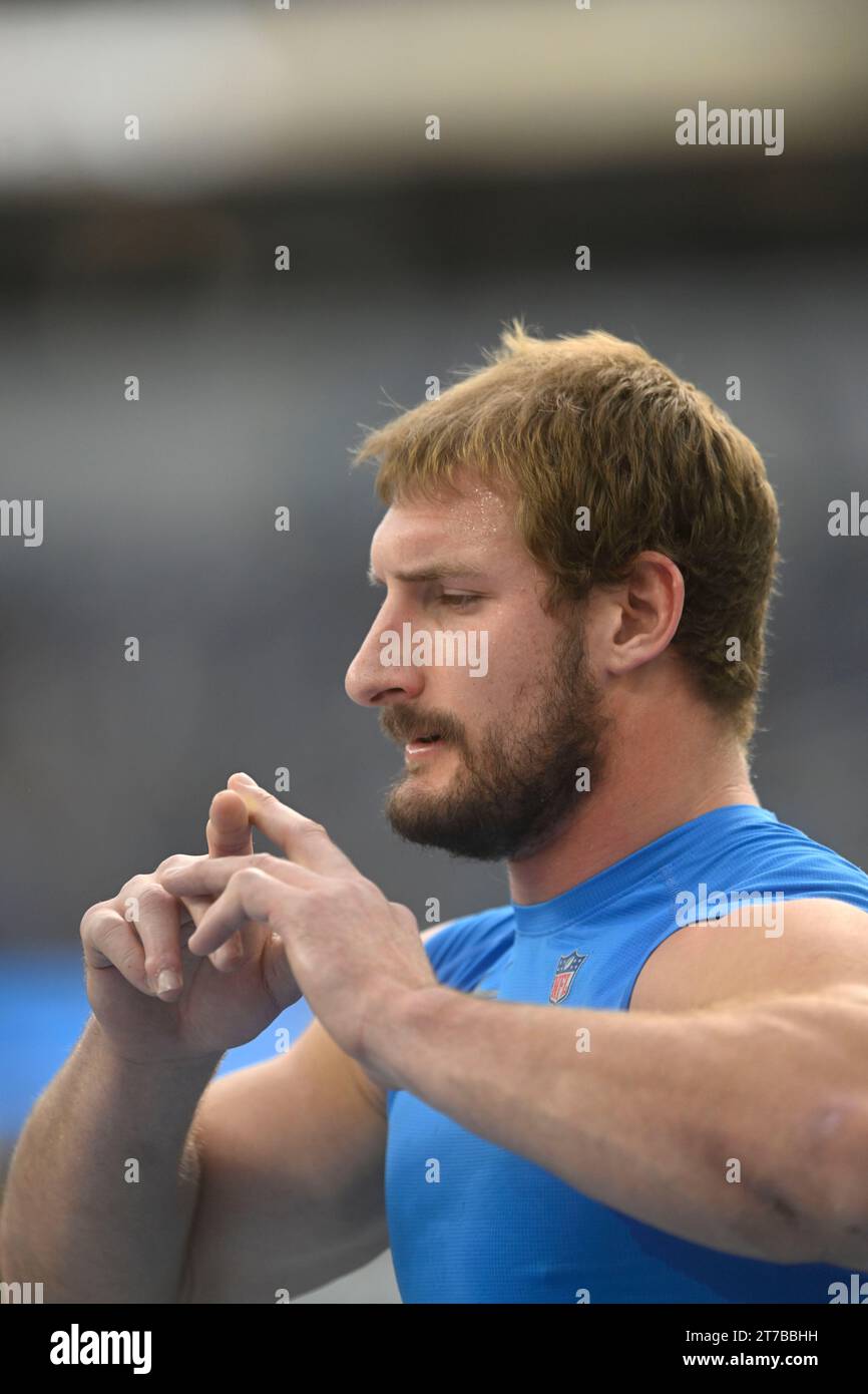 Los Angeles Chargers linebacker Joey Bosa (97) warms-up before an NFL ...