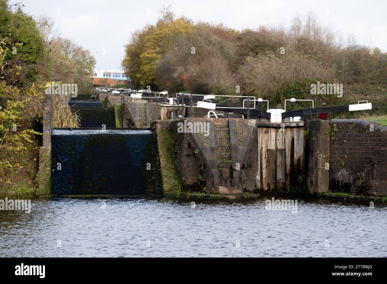 Delph Locks on the Dudley No.1 Canal, Brierley Hill, West Midlands ...
