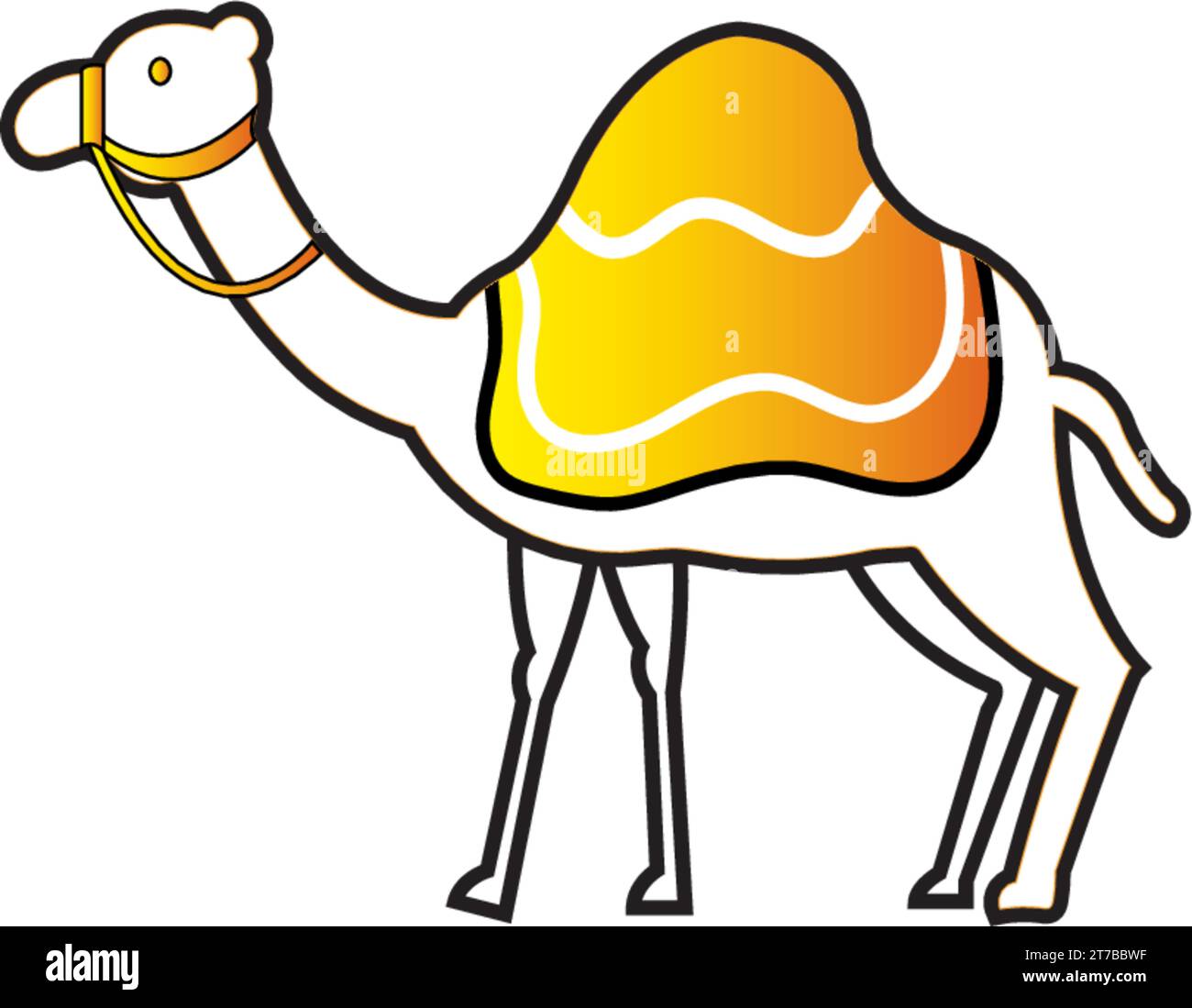 Isolated colored egypt camel icon Vector Stock Vector Image & Art - Alamy