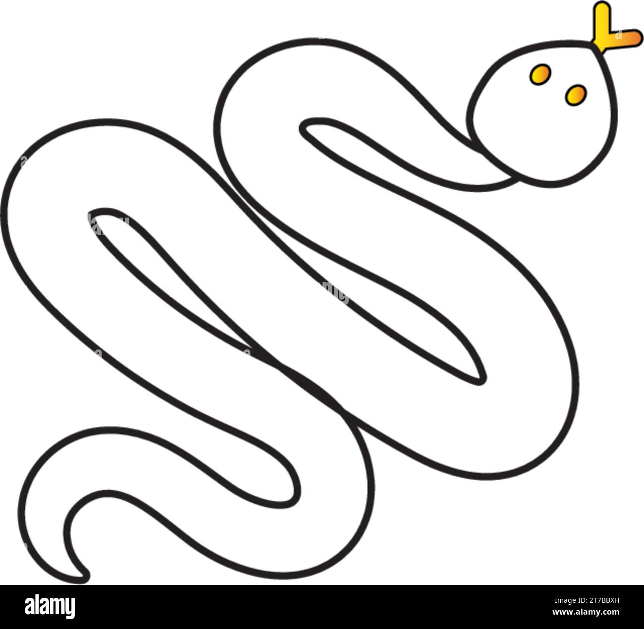 Isolated Colored Egypt Serpent Icon Vector Stock Vector Image And Art Alamy