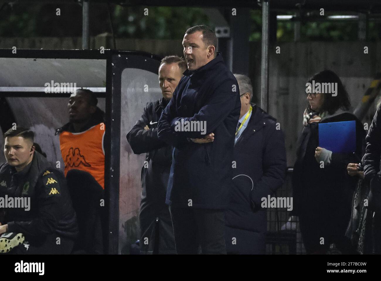 Neill Collins Head coach of Barnsley during the Emirates FA Cup match ...