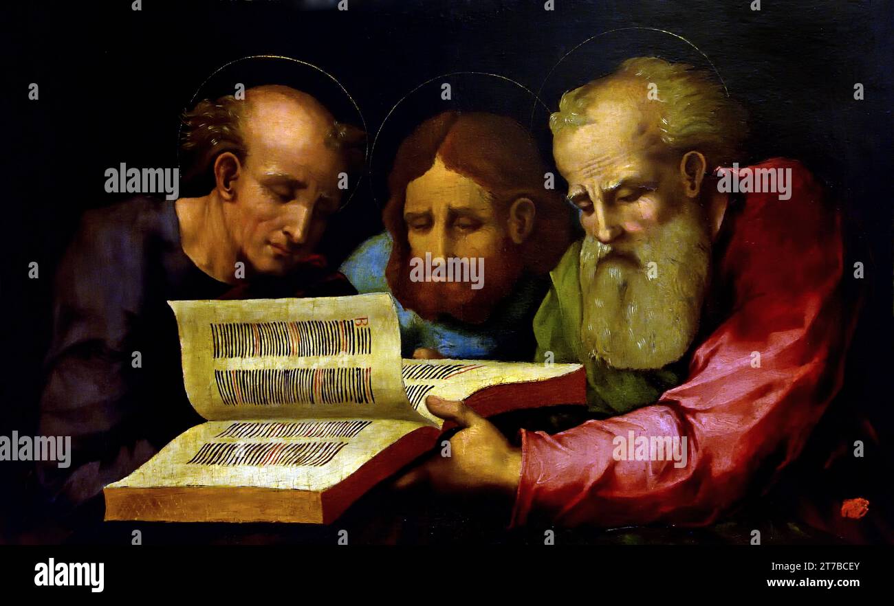 Christ with the Apostles, 1533 by Marco Cardisco 1486-1542 Fine Art ...