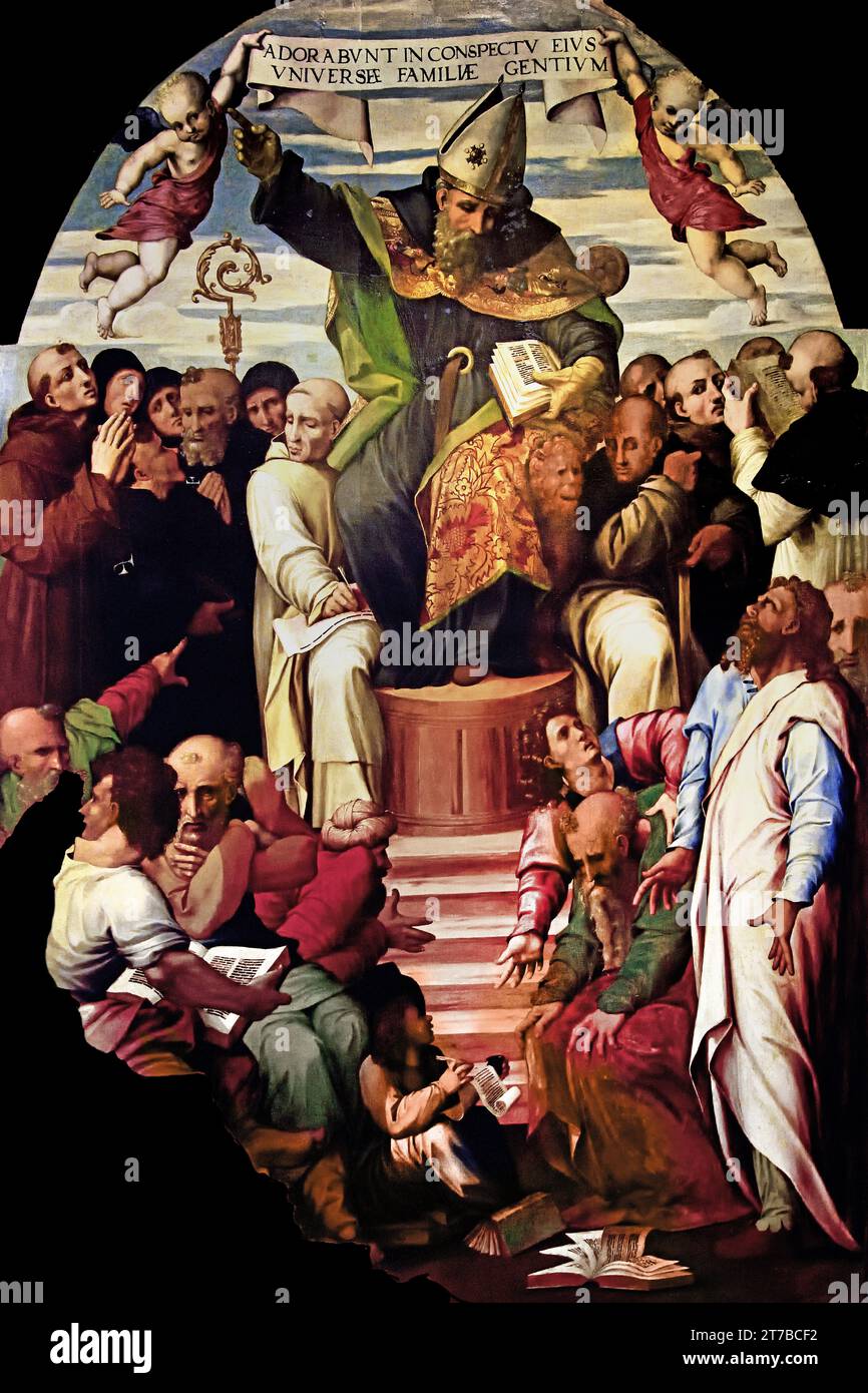 Disputa di sant'Agostino - Dispute of Saint Augustine by Marco Cardisco ...