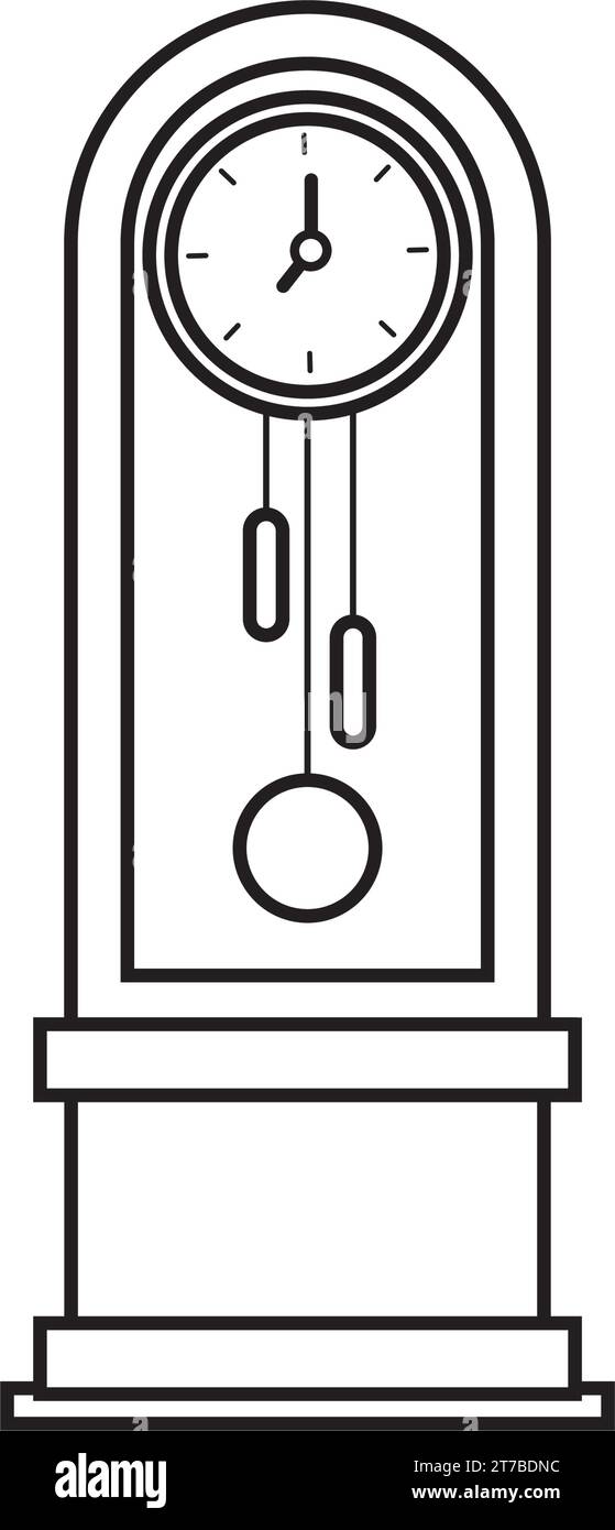 Vintage clock icon Vector Stock Vector Image & Art - Alamy