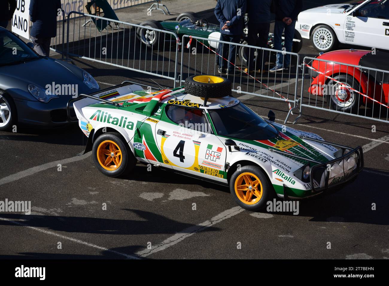 Varano, Italy - Nov. 11, 2023: lancia stratos safari queen of rally ...