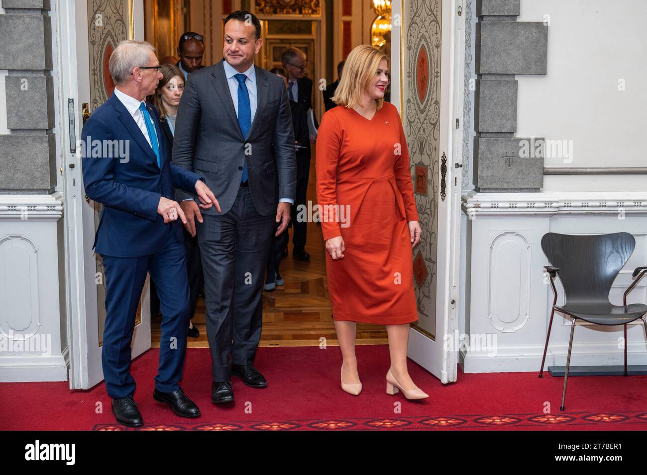 Copenhagen, Denmark, Tuesday November 14, 2023. Bulgarias Prime Minister Nikolai Denkov ...