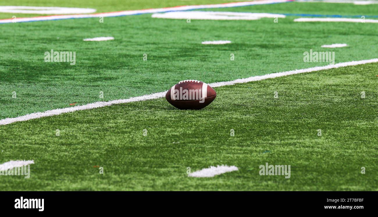 Football field ball copy hi-res stock photography and images - Alamy